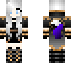 Slim Violet wolf | Minecraft Skin