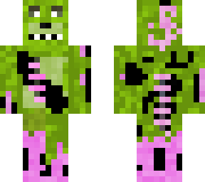 springtrap from Classic Steve | Minecraft Skin