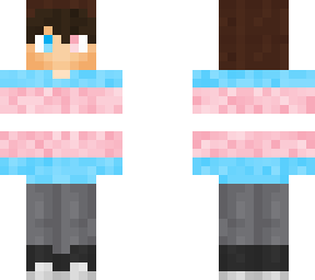 Transgender Pride Flag Skin | Minecraft Skin
