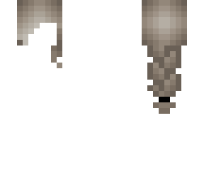 Braided hair base recolor - Ash blonde/brown | Minecraft Skin