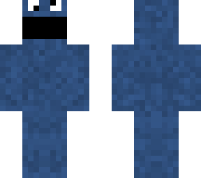 cookie monster skin | Minecraft Skin