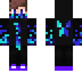The Blue Lightning Boy | Minecraft Skin