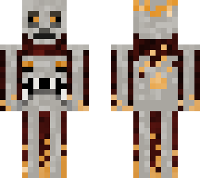 molten skeleton | Minecraft Skins