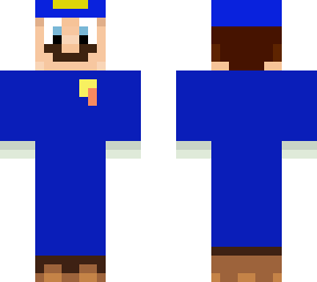 Night guard Mario | Minecraft Skin