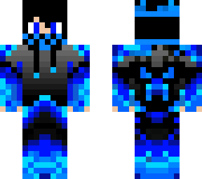 Blue creeper | Minecraft Skin