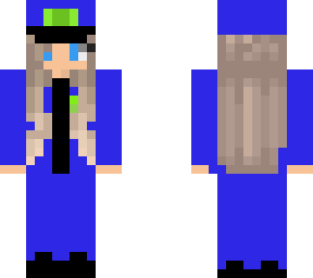 Prison guard pink haired girl | Minecraft Skin