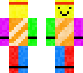 candyman/rainbow | Minecraft Skin