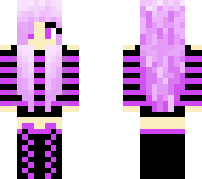 Cute Goth Girl. | Minecraft Skin
