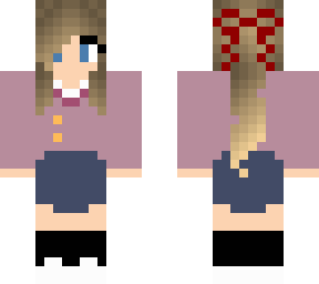 ddlc Mirai | Minecraft Skin