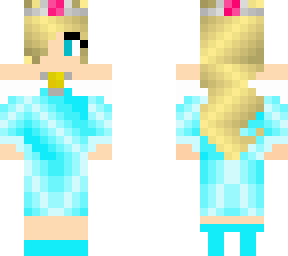 Rosalina With Coloured High Heels | Minecraft Skin