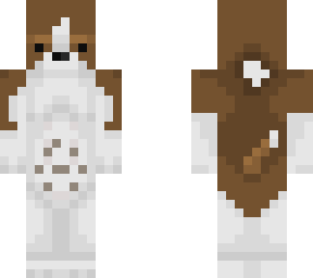 Bicolor Beagle: Brown and White | Minecraft Skin
