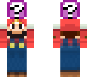 Mario with Legendary Lucky Block | Minecraft Skin