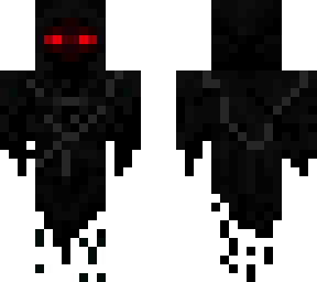Black ghost skin | Minecraft Skin