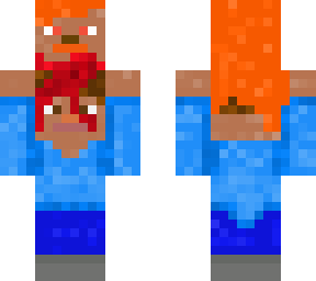 alex holding a head | Minecraft Skins