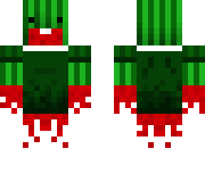 slightly improved watermelon guy | Minecraft Skin
