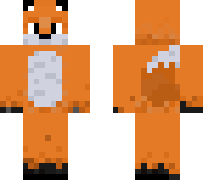 Updated Fox Skin(Better Tail) | Minecraft Skin
