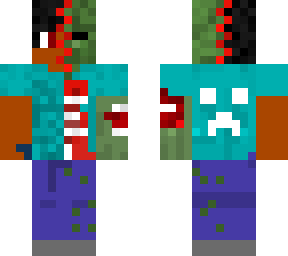 Half Zombie | Minecraft Skins
