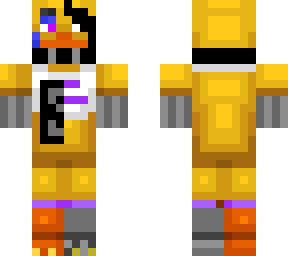 Withered Rockstar Chica | Minecraft Skin