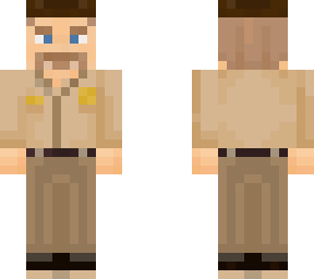Stranger Things Hopper Police Jim Hopper | Minecraft Skins