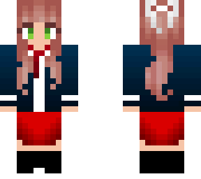 Monika VHS Uniform | Minecraft Skin