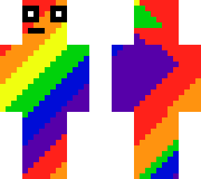 Rainbow Man | Minecraft Skin