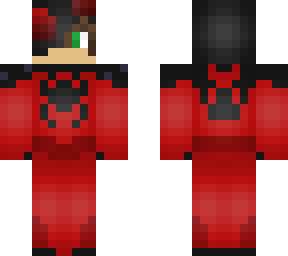 Scarlet Spider half masked | Minecraft Skin