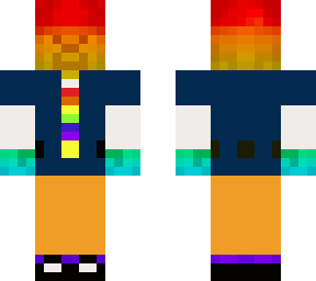 Rainbow Steve | Minecraft Skins