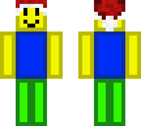 A noob with a santa hat | Minecraft Skin
