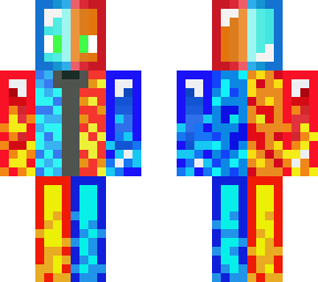 Fire and Water | Minecraft Skin
