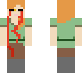 Alex crying blood | Minecraft Skin