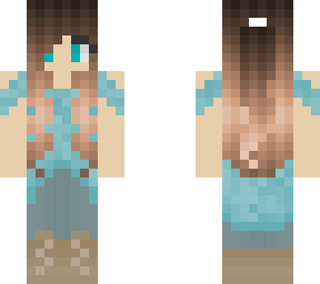 Light blue. . . | Minecraft Skin