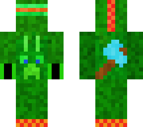 Green shadow creeper | Minecraft Skin