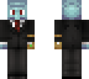 squidward in suit | Minecraft Skins