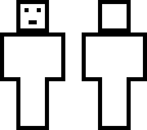 Outline Character | Minecraft Skin