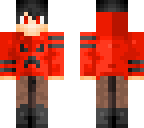 Red Creeper Boy | Minecraft Skin