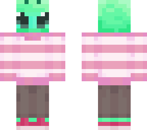 Cute Alien | Minecraft Skin
