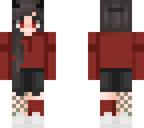 Red demon girl | Minecraft Skin