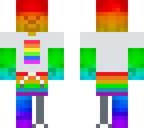 Rainbow Steve | Minecraft Skins