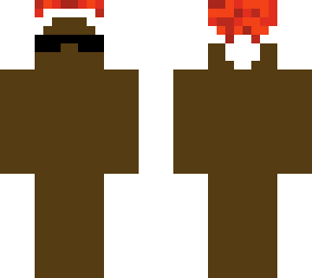 gangster poop with santa hat | Minecraft Skin