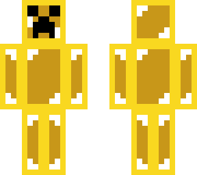 Gold Creeper | Minecraft Skin