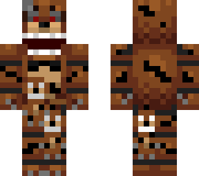 Nightmare Freddy from FNAF vr | Minecraft Skin