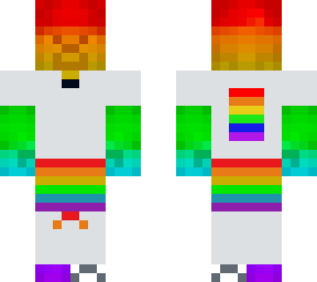 Rainbow Steve | Minecraft Skin