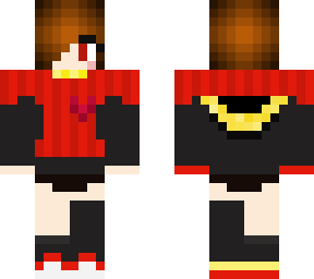Underfell Frisk | Minecraft Skin