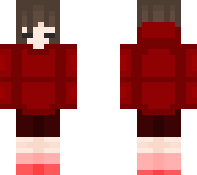 Swap Red Frisk | Minecraft Skin