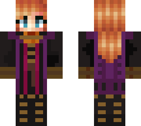 anna anna anna anna from frozen | Minecraft Skins