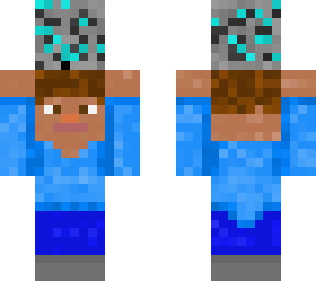 Steve holding diamond | Minecraft Skin
