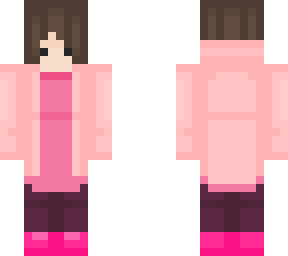 Fell Pink Frisk | Minecraft Skin