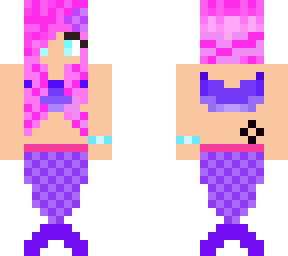 Cute Mermaid | Minecraft Skins