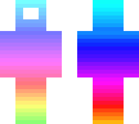 Rainbow Knight | Minecraft Skin