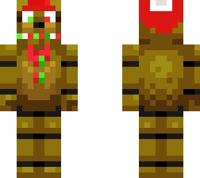 Cristmas Spring Freddy V2 | Minecraft Skin